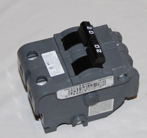 Connecticut Electric Type UBI F Circuit Breaker 20 Amp Double Pole 120V ...