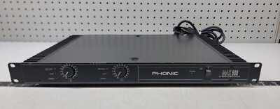 PHONIC MAX 500 Professional Power Amplifier | eBay