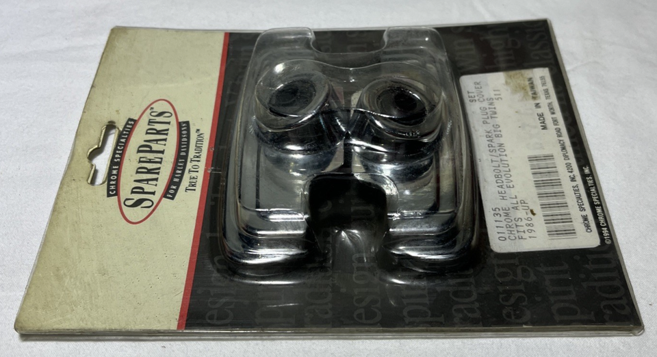 CHROME SPECIALTIALTIES FOR HARLEY DAVIDSON EVOLUTION SPARK PLUG COVERS ...