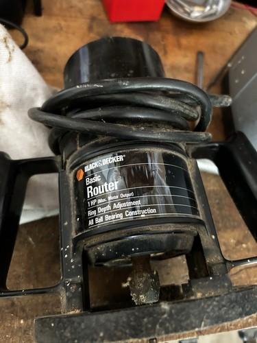 BLACK&DECKER NO.7604 TYPE 3 1HP ROUTER I-15983 | eBay