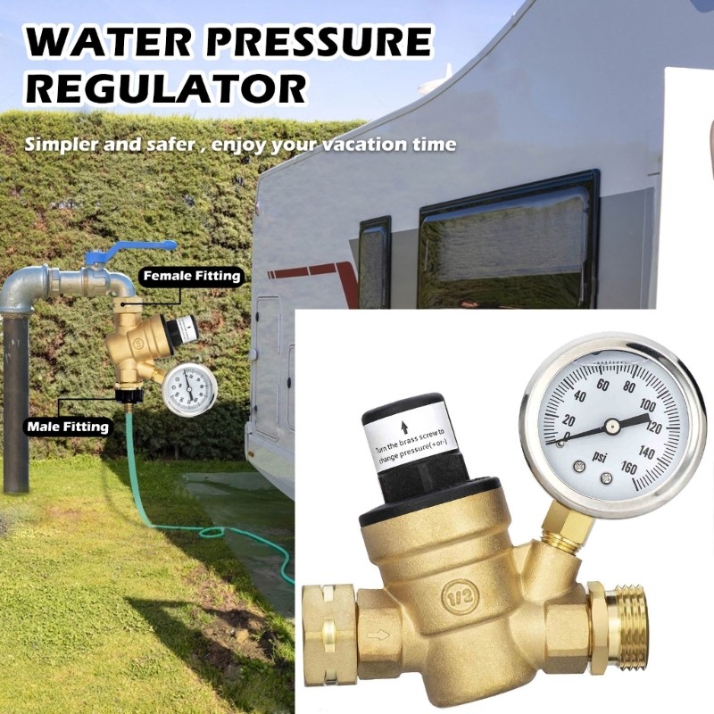 Water Pressure Reducer Water Pressure Regulator Valves Universal | eBay UK