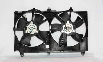Radiator & Condenser Cooling Fan for 03-06 Infiniti G35/03-06 Nissan ...