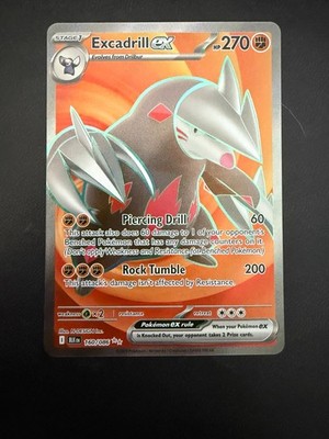 Excadrill ex 160/086 Holo Ultra Rare Pokemon Black Bolt NM | eBay