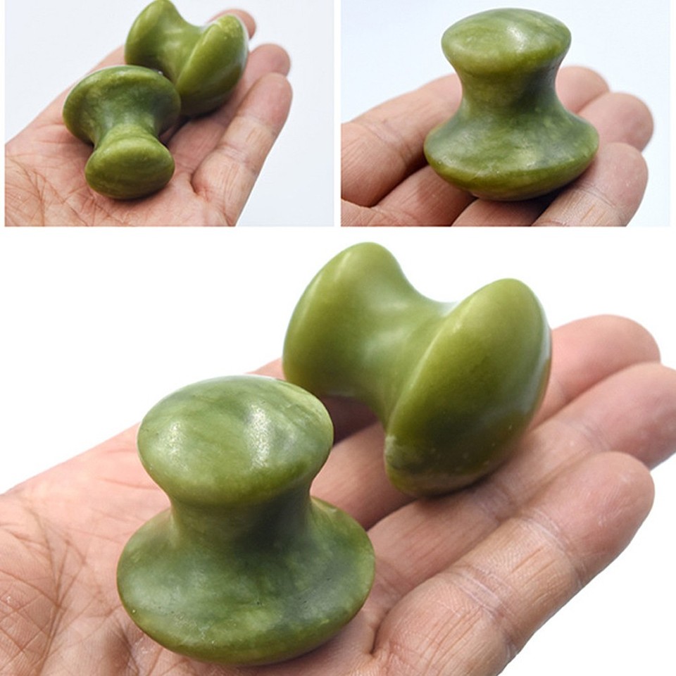 Facial Gua Sha Stone with Smooth Edges for Safe Massage Therapy | eBay ...