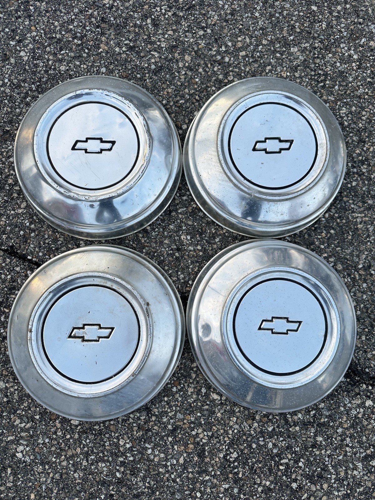 4 77-91 Chevy Caprice 10.5” Dog Dish Hubcaps Impala 9C1 Police | eBay