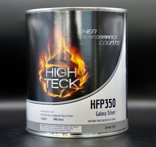 High Teck HFP350 Galaxy Silver Urethane Basecoat QUART GM WA519F Auto ...