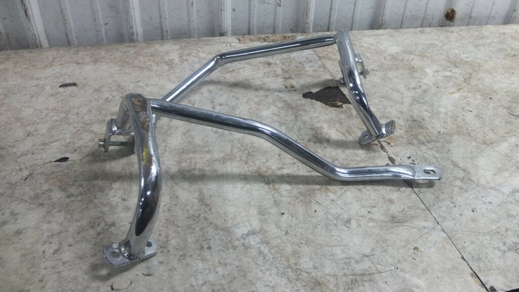 03 Kawasaki ZR ZRX 1200 ZR1200 ZRX1200 Hepco and Becker Crash Bars ...