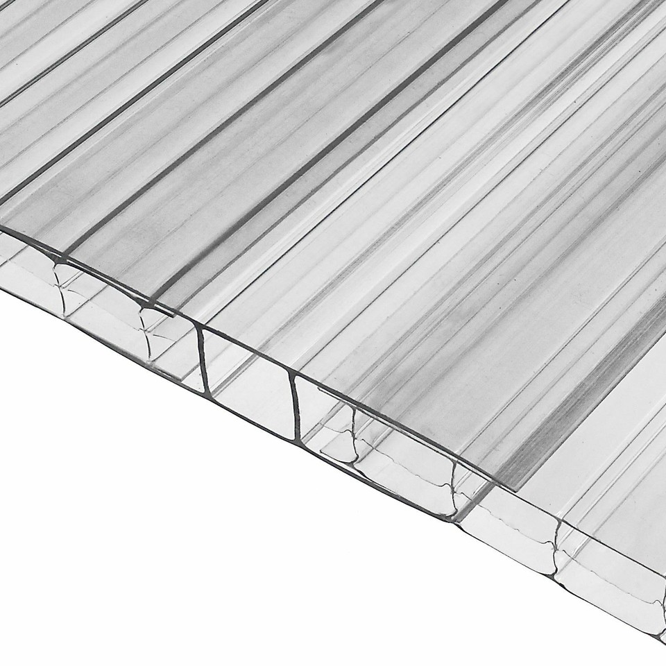 Polycarbonate End Joint Strip - Edge Trim Clear Plastic H / C Section ...