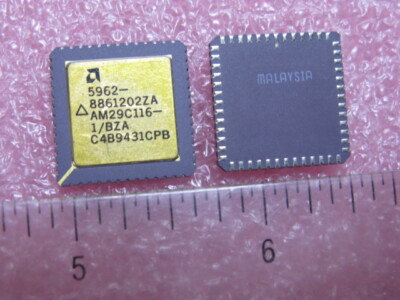 AMD AM29C116-1/BZA IC MPU 68PLCC ALT P/N 5962-8861202 NEW ORIGINAL ...