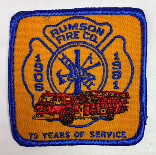 Rumson Fire Company 75 Years 1906 1981 New Jersey Monmouth County NJ ...