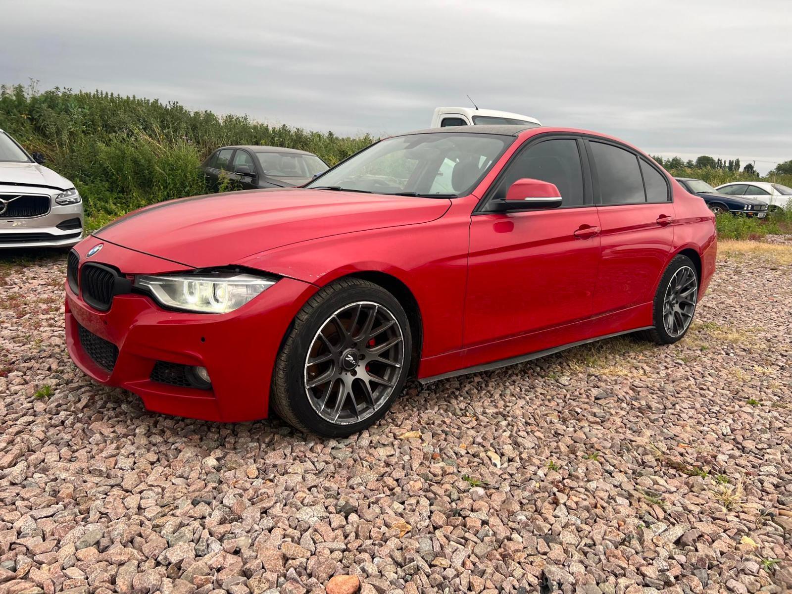 2012 BMW 32OD SPORT RED SALVAGE DAMAGED REPAIR CAT S DIESEL SALOON | eBay