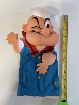 POPEYE THE SAILOR MAN PULLSTRING TALKING PUPPET DOLL Mattel 1967 See ...