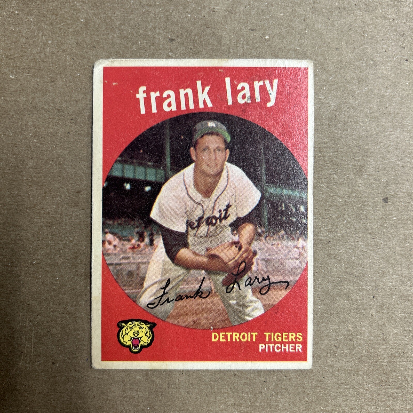 1959 Topps Baseball Frank Lary Detroit Tigers Card #393 | eBay