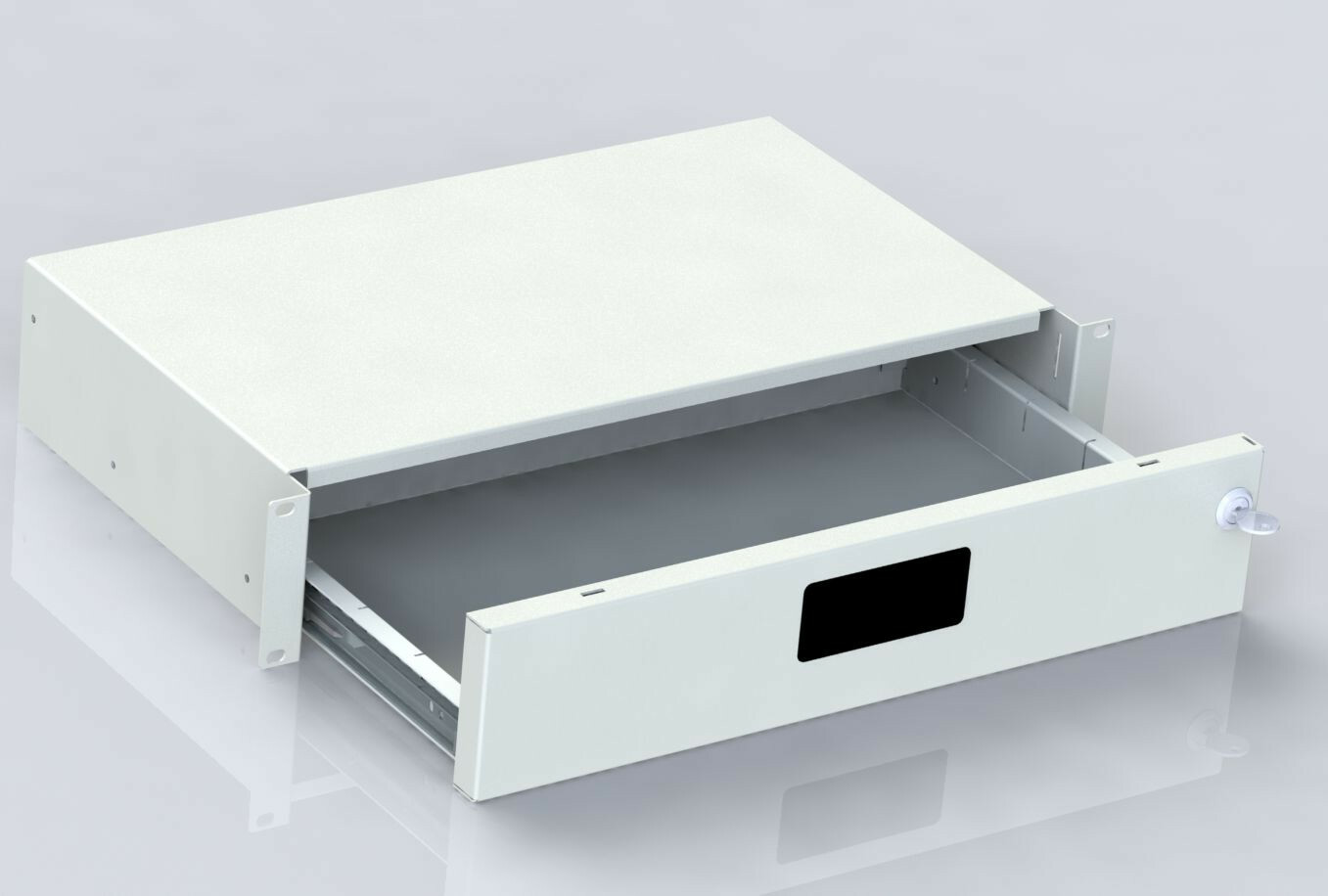 Rack Magic 2HE 19"-Rackschublade-19 Zoll 2HE Rack Draw mit Schloss ...