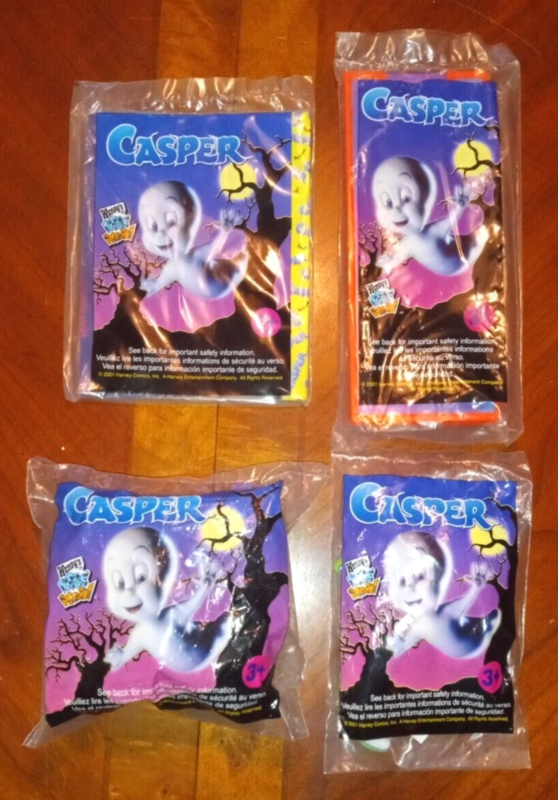 Complete Set 4 Wendy's 2001 Casper Friendly Ghost - Plush Harvey Comics ...