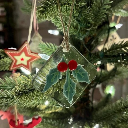Hangable Car Rearview Mirror Pendant Creative Xmas Snowflake ...