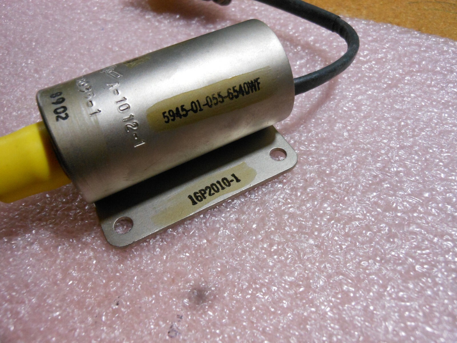 LOCKHEED MARTIN SOLENOID ASSEMBLY # 16P2010-1 NSN: 5945-01-055-6540 | eBay