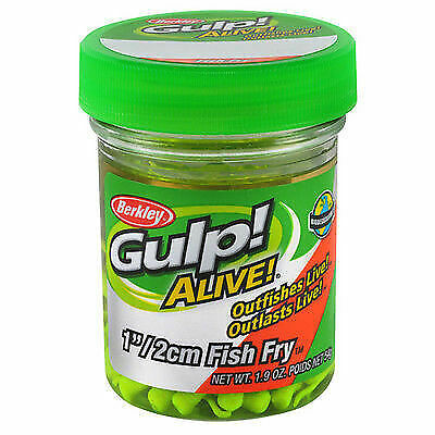 Berkley 1156571 Gulp Alive Fish Fry 1 Chartreuse for sale online | eBay