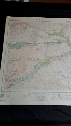 Vintage OS Sheet Map of Loch Tay | eBay