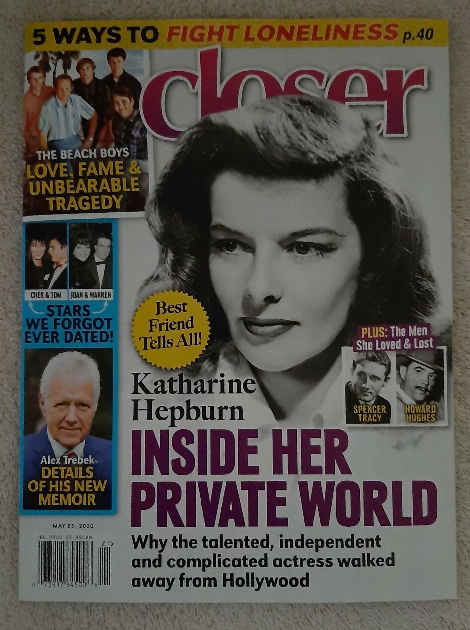 Closer Magazine May 25, 2020 Vol 8 Iss 21 Katharine Hepburn Private ...