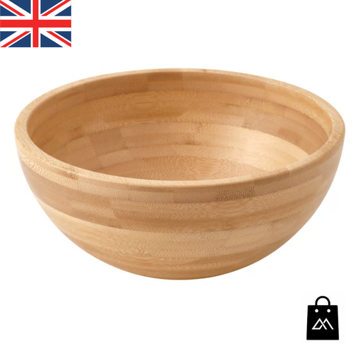 IKEA BLANDA Bamboo Serving Bowl 20cm Kitchen Serving Salad Fruit Snack ...