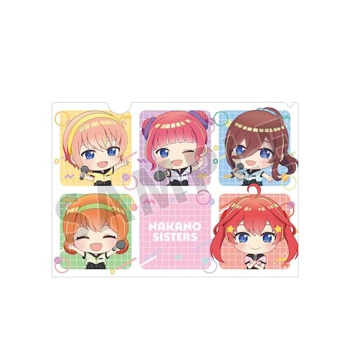 5Hanayome [meet] Chibi Character A4 clear plastic file folder Ver.A | eBay