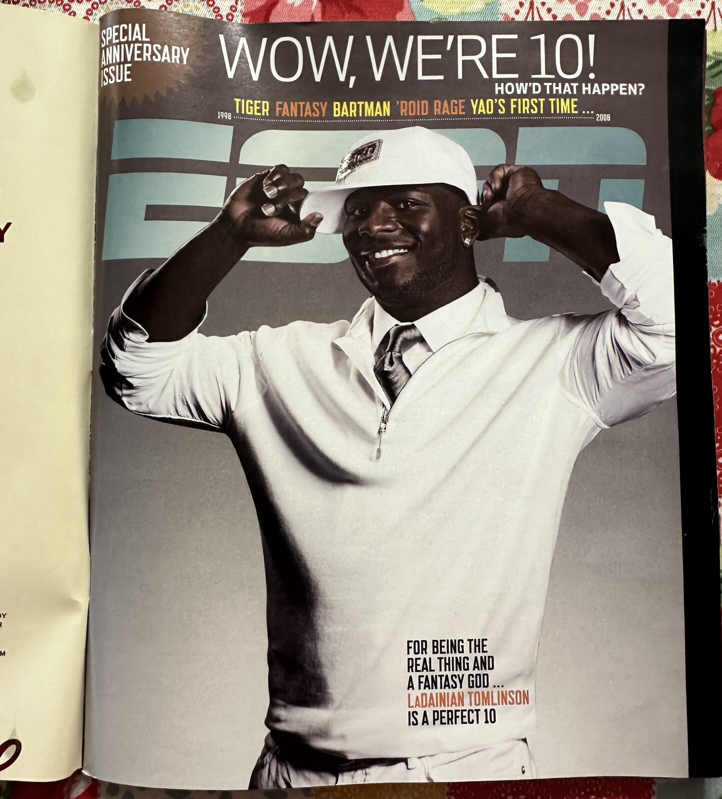 ESPN Magazine 10th Anniversary March 24 2008 LeBron A-Rod Dale JR 10 ...