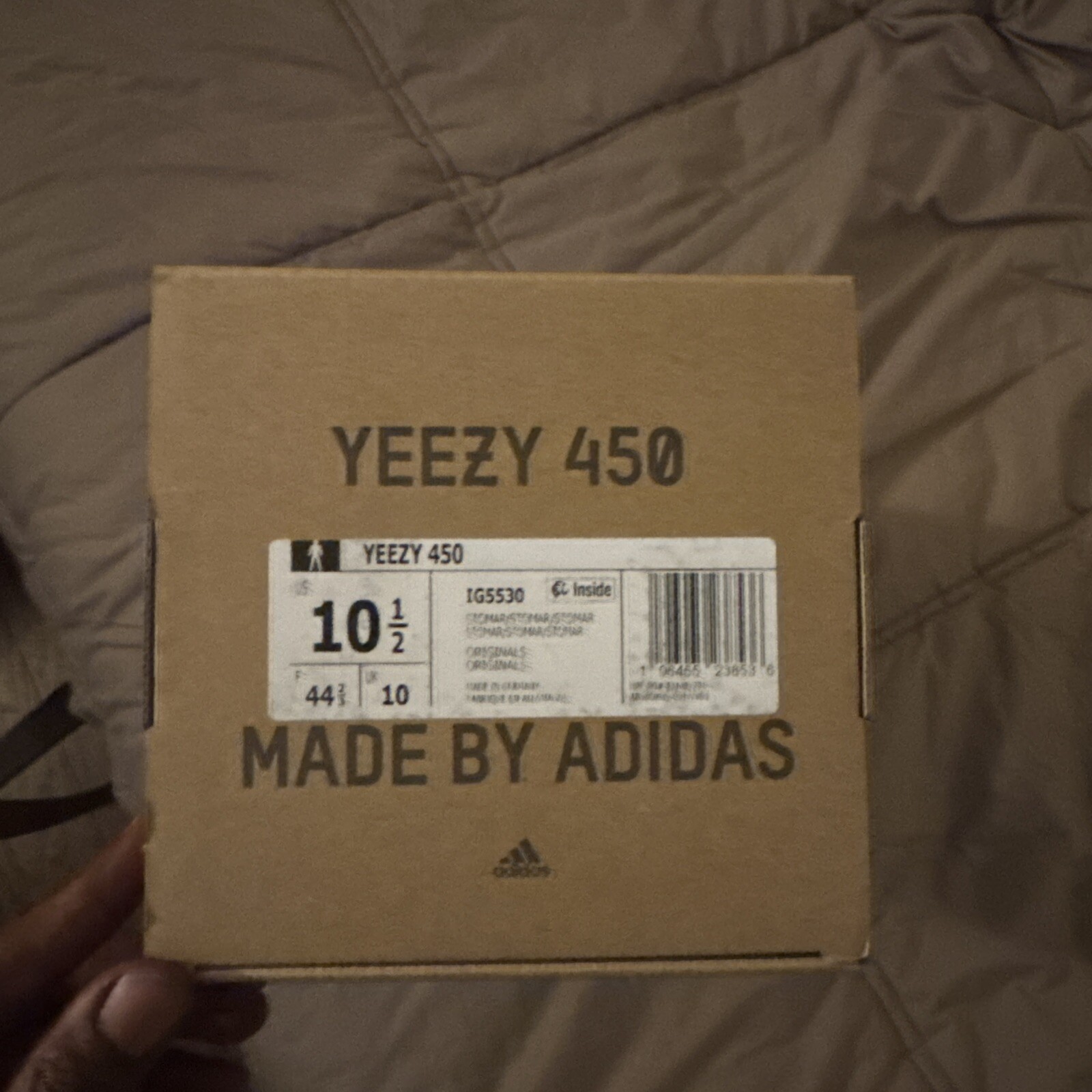 Adidas Originals Men’s Yeezy 450 IG5530 'STONE MARINE' US Men 10.5 ...