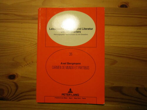 Carmen de Mundo et Partibus, von Axel Bergmann | eBay