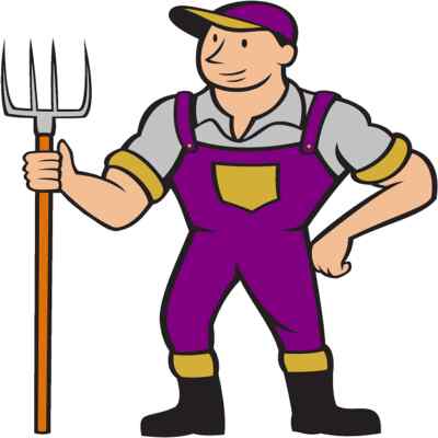 30 Custom Cute Purple Farmer Personalized Address Labels | eBay