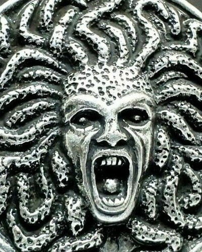 Medusa Keyring Goddess Curse Queen of Protection Greek Gorgon Keyring ...