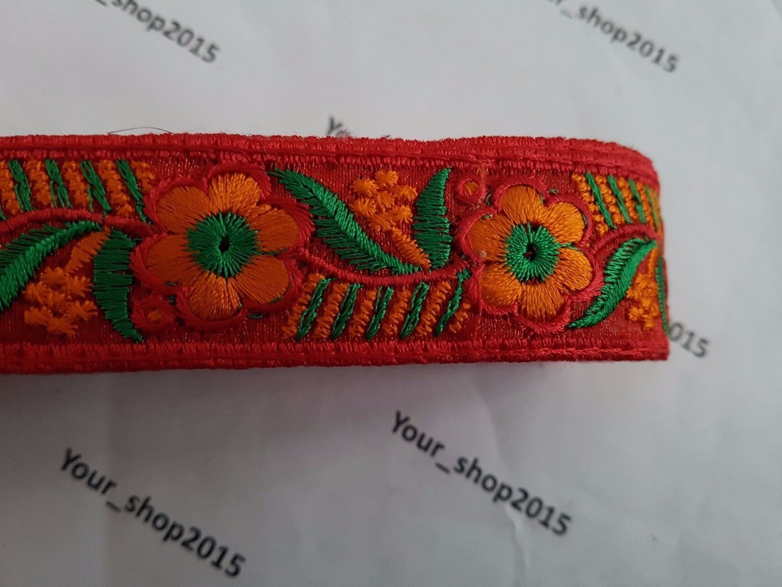 1 Yard Beautiful embroidered pattern lace trimming ribbon Net Wedding ...