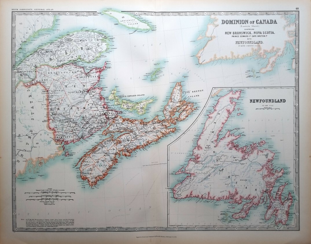 Nfld Map Snapshot, Canada: Newfoundland