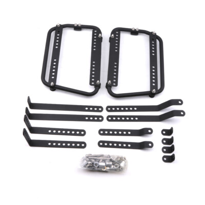 Mount Bracket Bars Motorcycle Saddle Box Universal Pannier Holder Racks ...