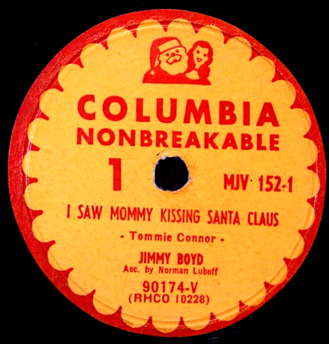 Jimmy Boyd I Saw Mommy Kissing Santa Claus 78 PLAY GRADED Fully Tested ...