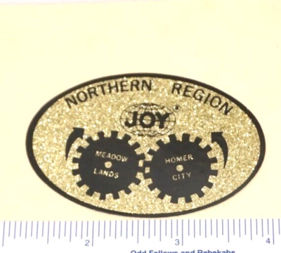 Coal Mining Sticker Joy Northern Region Meadow Lands Homer City Gold ...