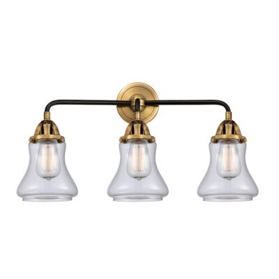 Innovations Bellmont 3 Light 24" Bath, LED, BAB/Clear - 288-3W-BAB-G192 ...