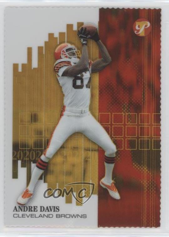 2002 Topps Pristine - Gold Refractor Die-Cut #100 Andra Davis /79 (RC ...