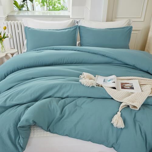 Grayish Teal Comforter Set Size, 2 Pieces Twin/Twin XL 16 - Grayish ...