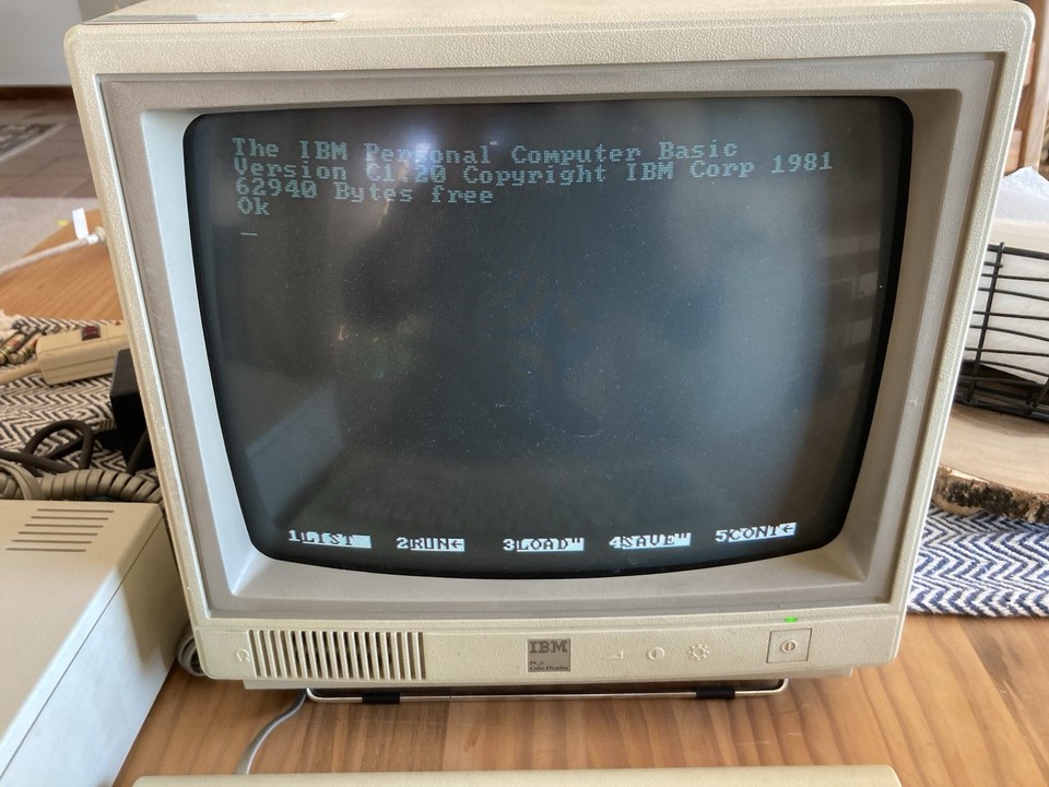 IBM PC Jr Vintage Bundle with Keyboard, Cartridges And Extra Modem! | eBay