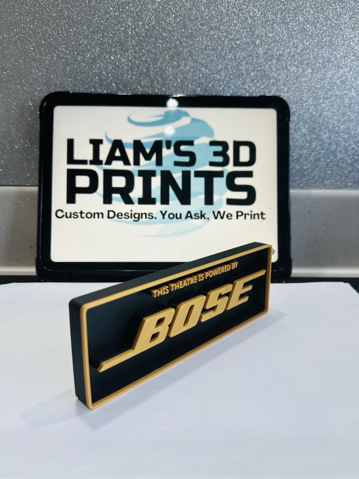 Decorative Bose BOSE logo Sign Display theatre Cinema small 17.5cm ...