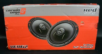 Cerwin Vega XED62 XED Series 6.5" 2-way Car Audio Coaxial Speakers (1-Pair) ~SR | eBay