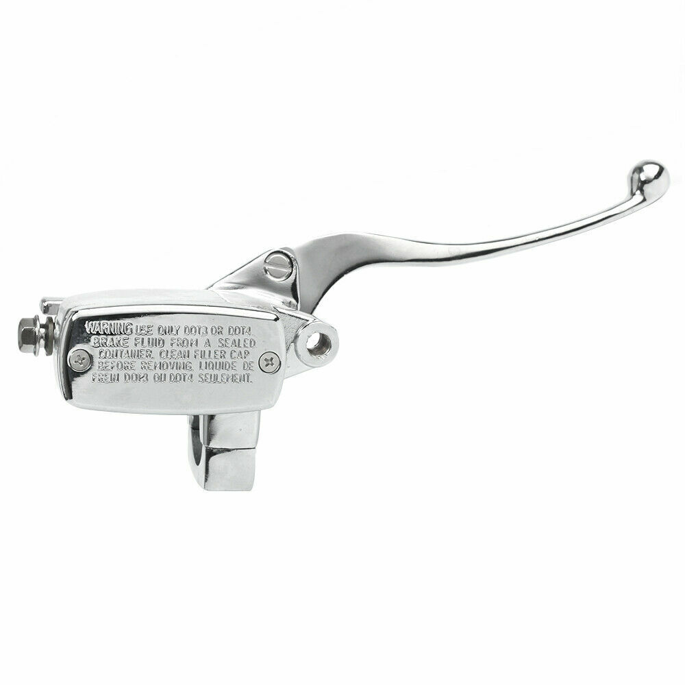 1" Brake Master Cylinder Lever Chrome For Honda Yamaha Suzuki Kawasaki ...