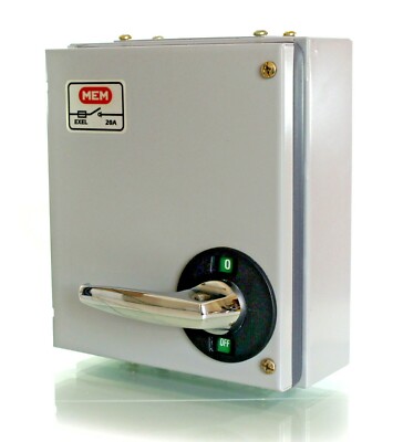 MEM Exel 2 TPN 20A Fuse Switch Disconnector (6480) | eBay