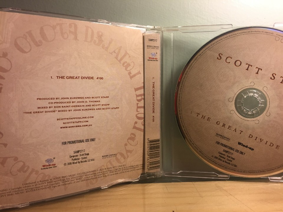 Scott Stapp [of Creed] - The Great Divide CD single | eBay