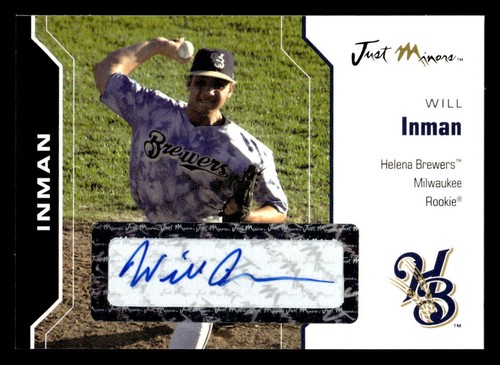 2006 Just Autographs - Signatures Black - #29 Will Inman - Helena ...
