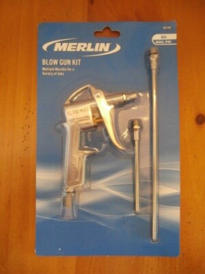 Merlin Blow Gun Kit #64149 Multiple Nozzles NIB | eBay