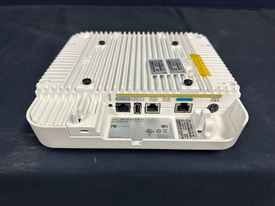 Cisco AIR-AP3802I-B-K9 802.11ac W2 AP w/CA; 4x43; Mod; Int A w/ rack mount kit | eBay
