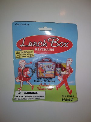 NEW 1998 "GUNSMOKE" Mini Lunch Box Key Chains By Basic Fun | eBay