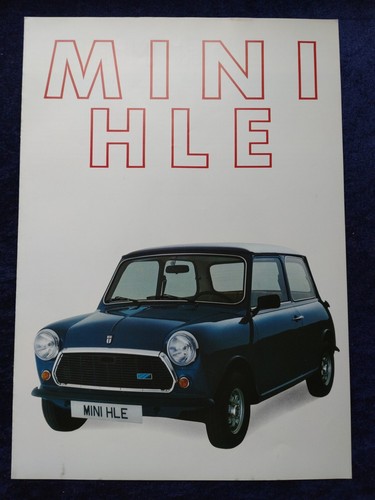 AUSTIN Mini HLE Prospekt 03.1983 | eBay Australia